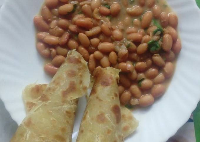 Chapati with Coconut Beans Recipe by Elsie Talya - Cookpad