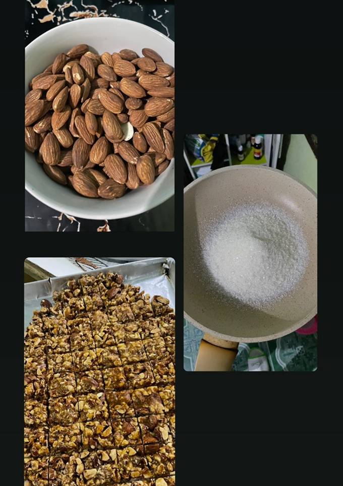Resep Noga Kacang Almond 3 bahan oleh Sherly - Cookpad
