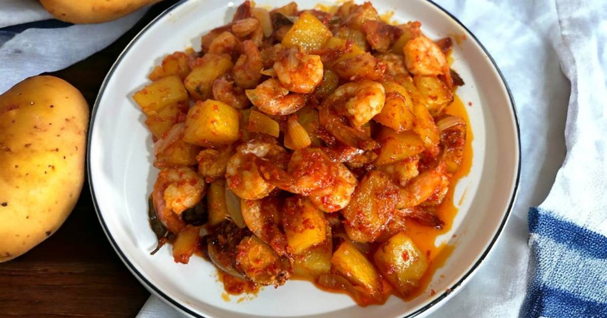 Resep Sambal Udang kentang oleh Dapur B'wish - Cookpad