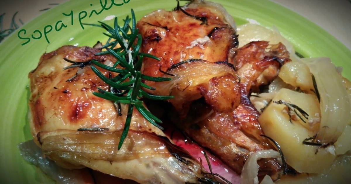 Pollo horneado al romero Receta de hirmafilter- Cookpad