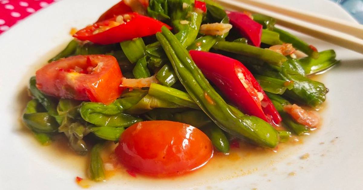 23 resep tumis genjer pedas terasi rebon enak dan mudah - Cookpad