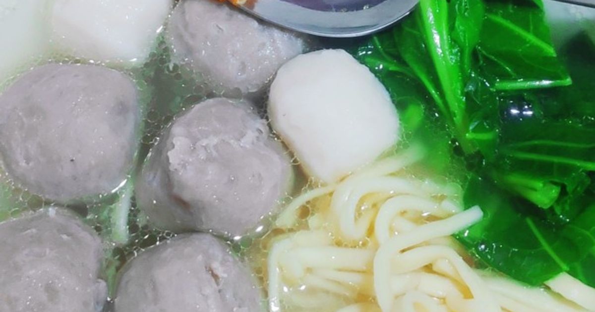 Resep Baso Kuah Sederhana Segerrrr oleh Mami Thea - Cookpad