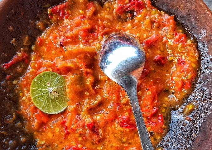 Resep Sambal tomat goreng oleh Dapur Rahen - Cookpad