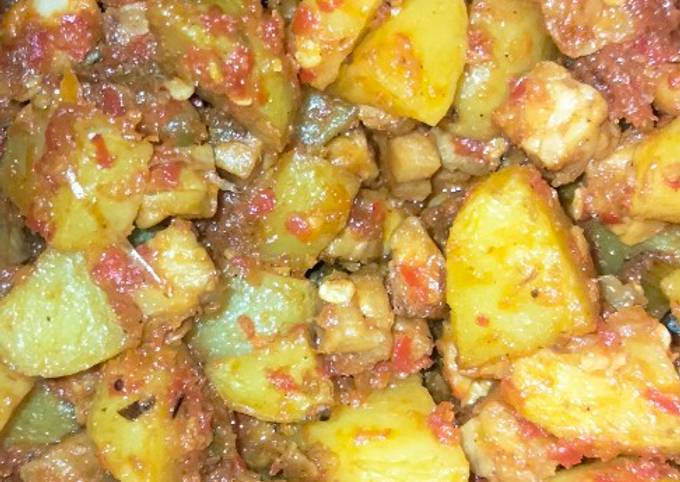 Resep 06. Sambel kentang tempe oleh Diah - Cookpad