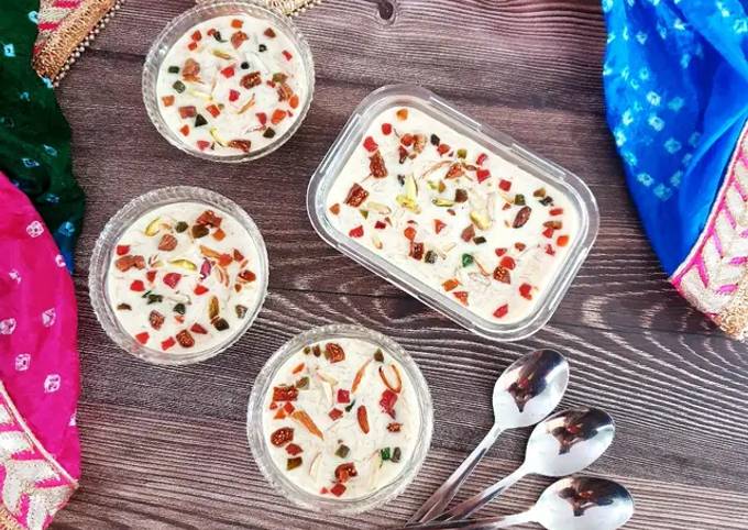 Vermicelli Dryfruit Custard Recipe by Asmita Rupani - Cookpad