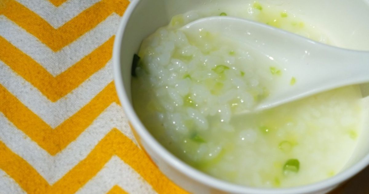 Zucchini Congee (8 Months Baby Food) Recipe by Jenn's Ordinary Kitchen