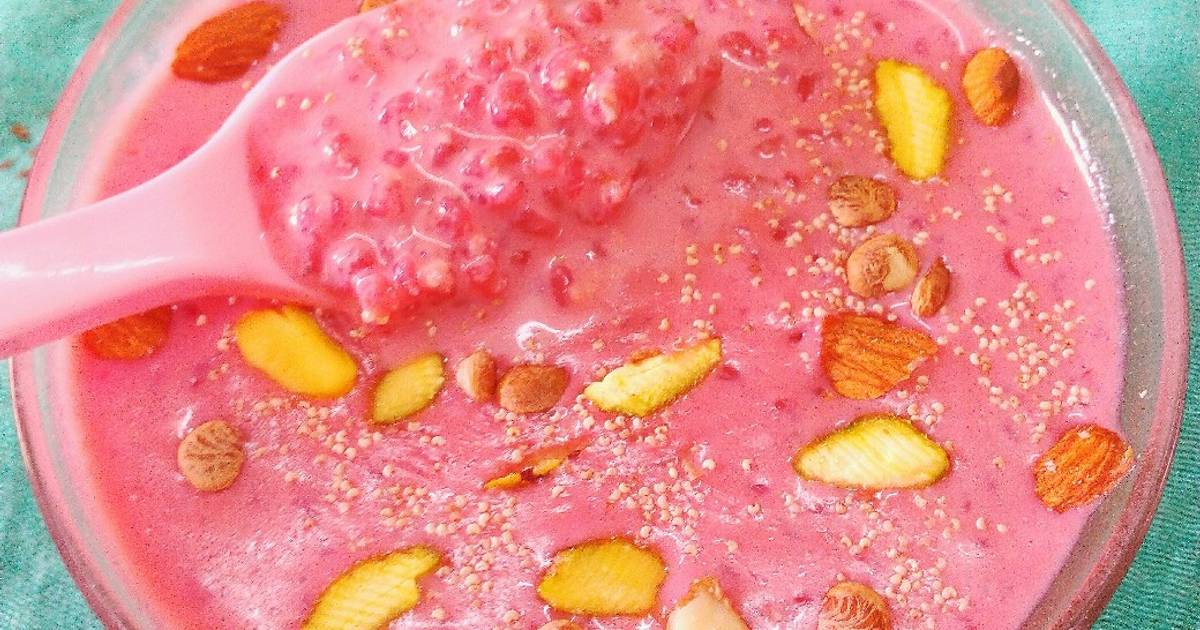 Daliya kheer with dry fruit and juice beetroot Recipe by Jigisha ...