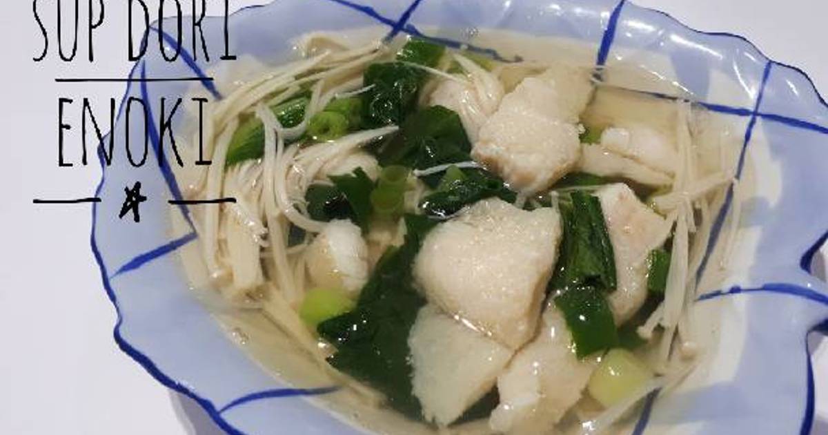 Resep Sup Dori Enoki oleh Mommy K - Cookpad