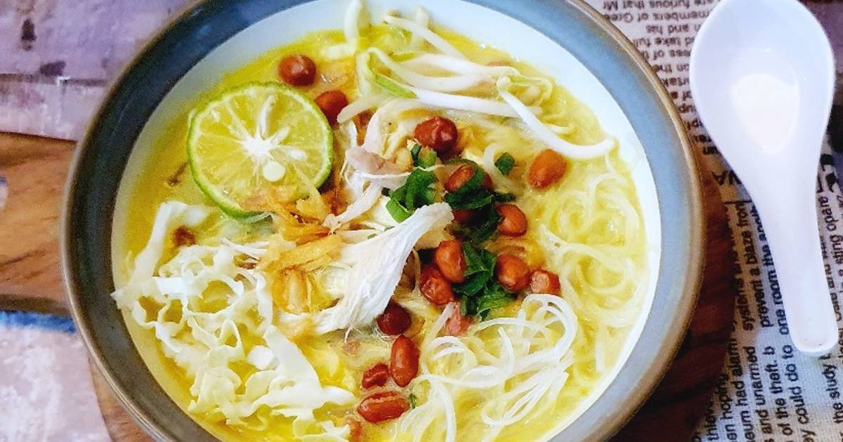 Resep Soto Kuning daging ayam oleh Giacinta Permana - Cookpad