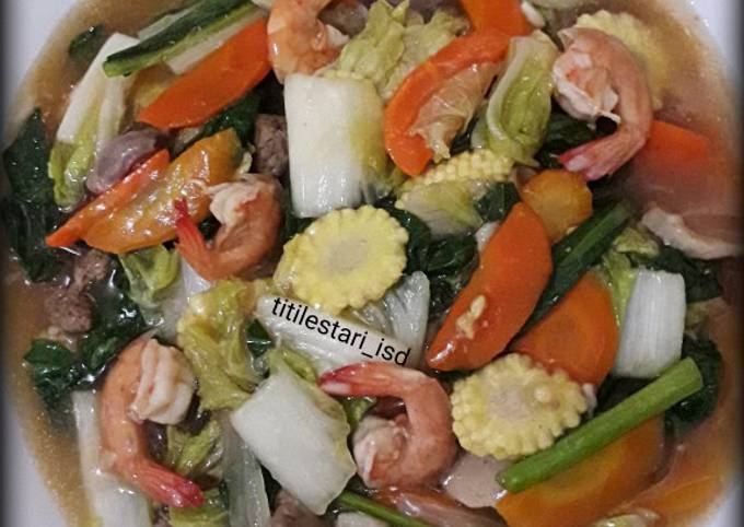 Resep Cap Cay Kuah oleh Isda Titilestari - Cookpad