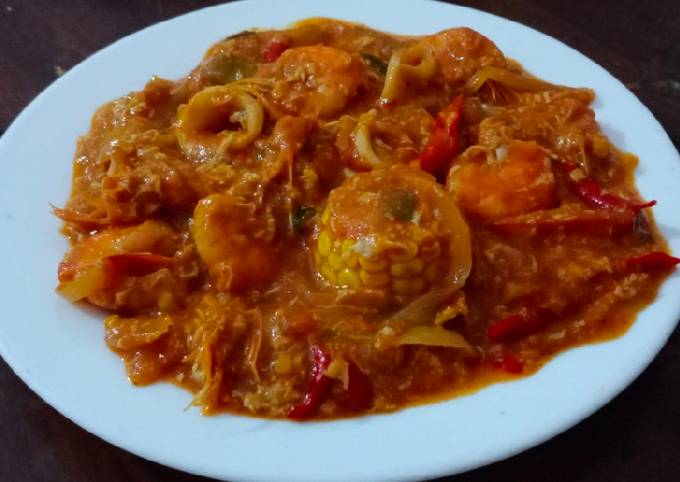 Resep Udang saos padang oleh Nitha Labay - Cookpad