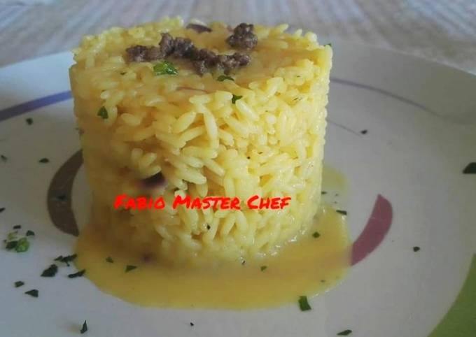 Ricetta Risotto alla Milanese con Midollo di Bue di Fabio Del Buono ...