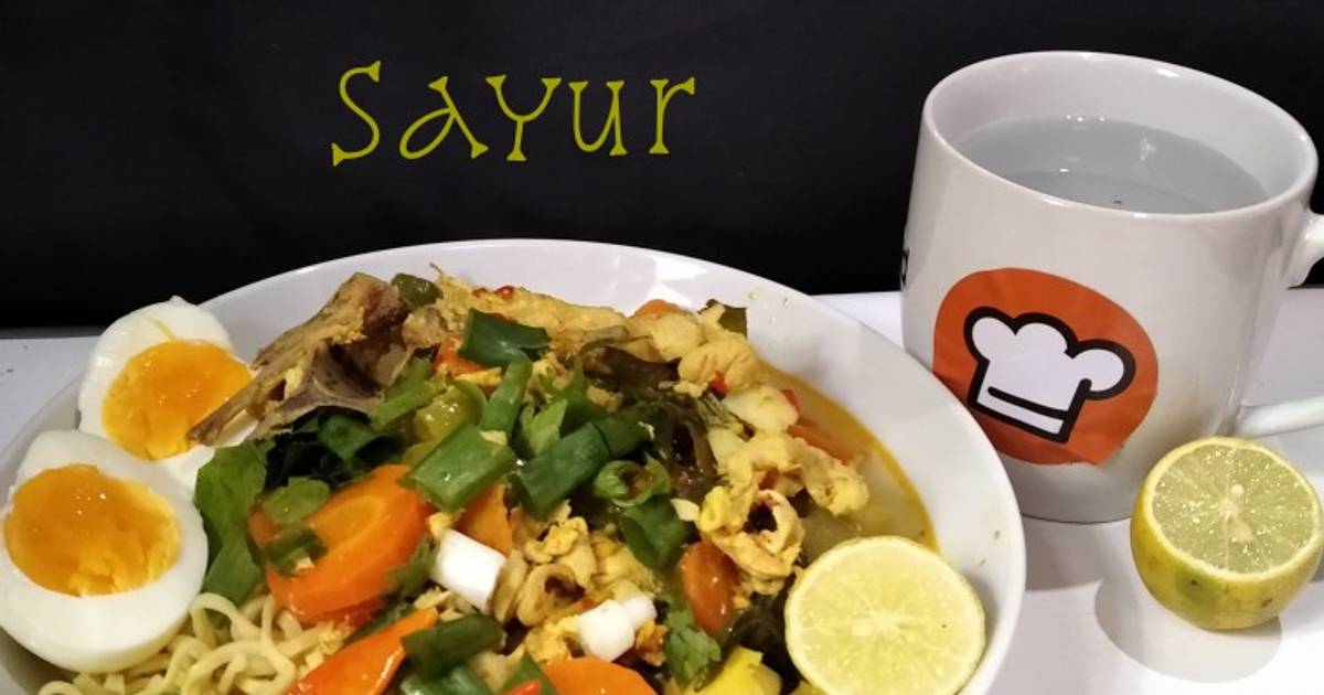 17 resep soto ayam sayur enak dan mudah - Cookpad