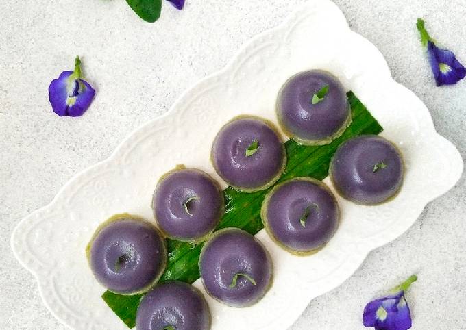 Resep Kue Talam Bunga Telang oleh Hety Priscilla - Cookpad