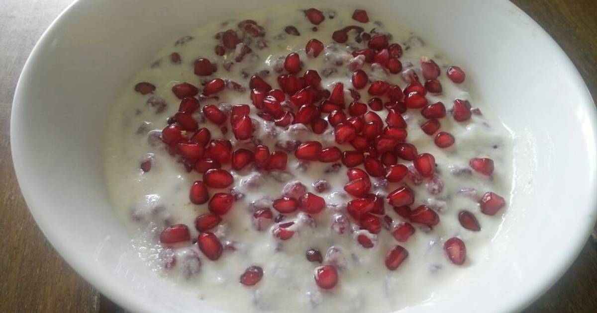 Anar (Pomegranate) Raita for Weightloss Recipe by pusrivas - Cookpad