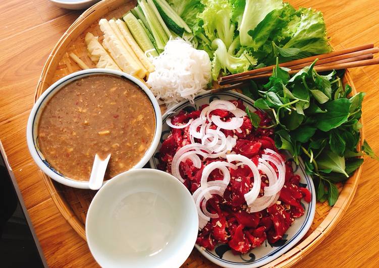 Cách Làm Món Bò nhúng dấm của Cơm gia đình - Cookpad