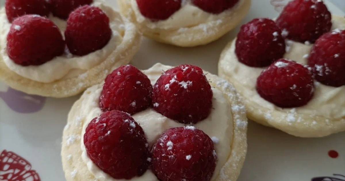 Minis tartelettes aux framboises de La cuisine de Dana - Cookpad