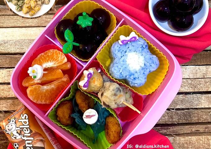 Resep Lunch Box (Bento Biso Rainbow) (Bihun Bakso) oleh Aldian Nugraheni - Cookpad