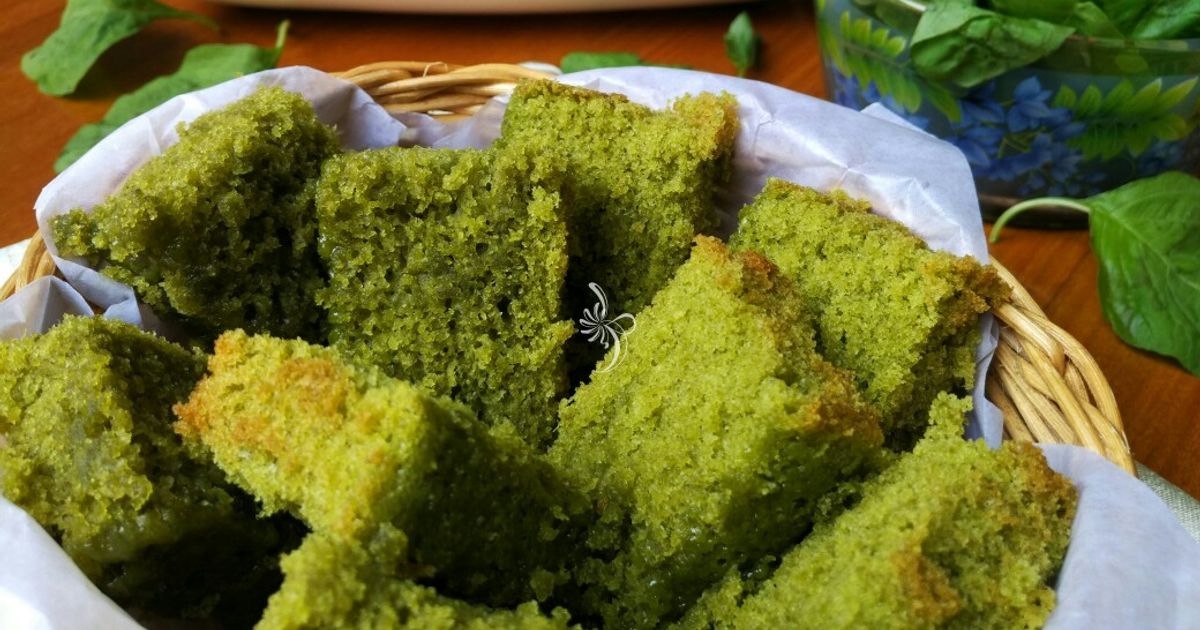 Resep Cake Bayam | Spinach Cake oleh Arista Hilman - Cookpad
