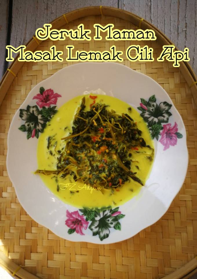 Resipi Jeruk Maman Masak Lemak Cili Api oleh FZ Adzlin - Cookpad