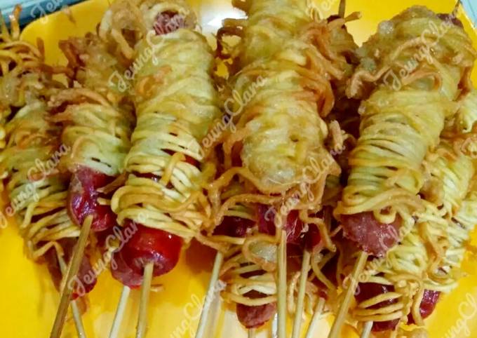 Resep Sate Sosis Mie oleh Jeung Clara - Cookpad