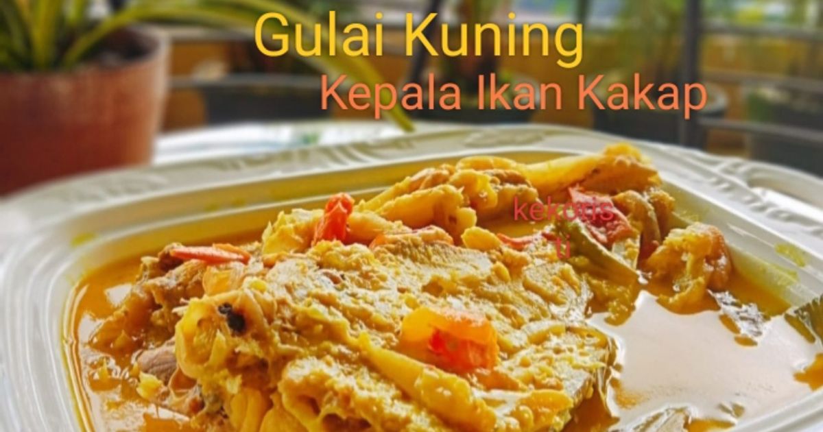 Resep Gulai Kuning Kepala Ikan Kakap Khas Rm. Padang oleh Keko Risti - Cookpad