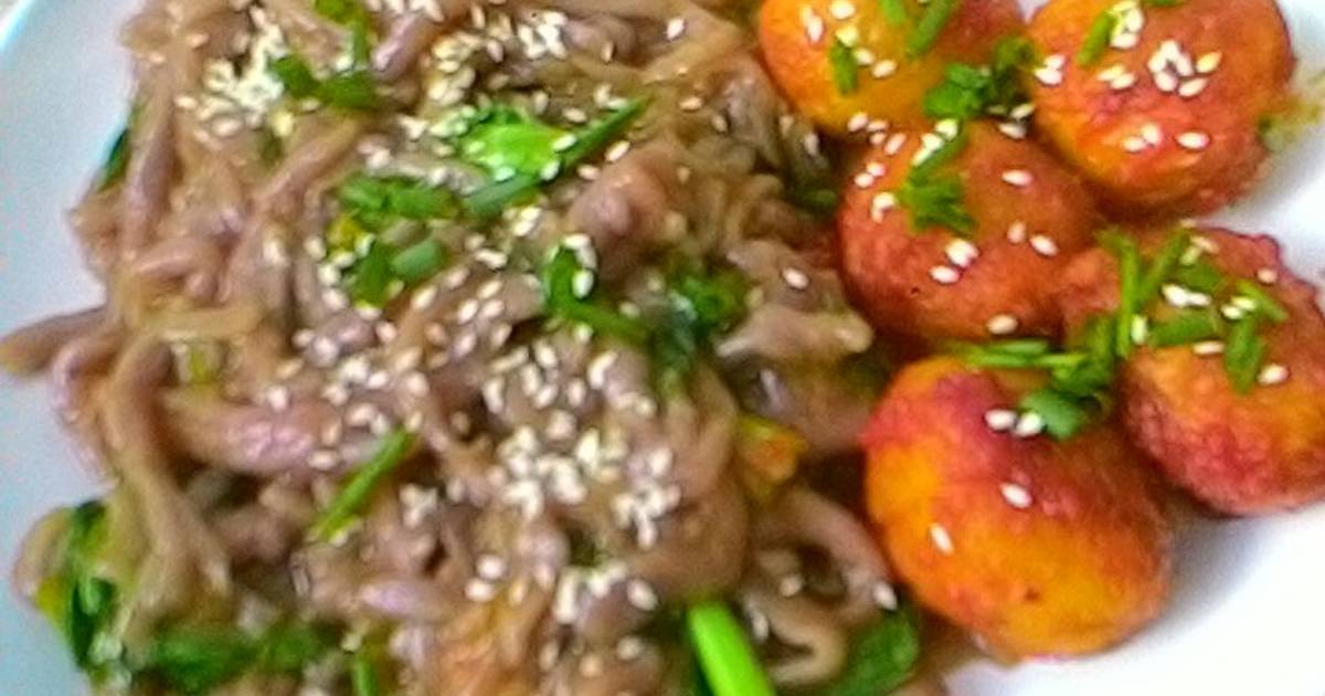 50 resep mie ubi ungu enak dan sederhana ala rumahan - Cookpad