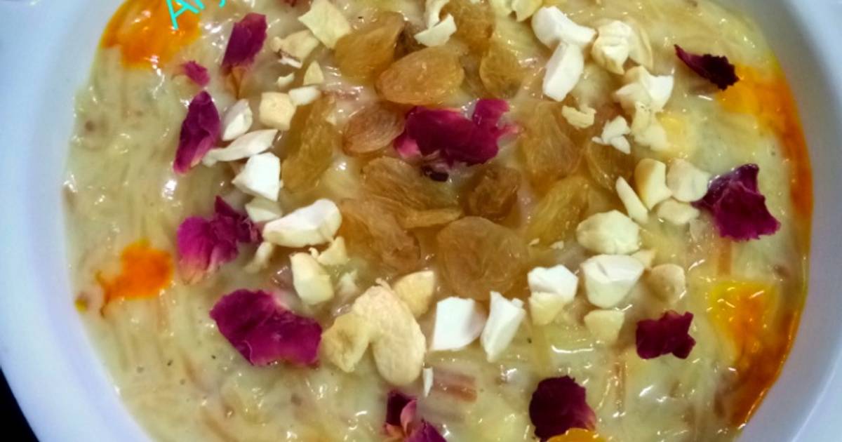 शेवयाची खीर (Sevai Kheer Recipe In Marathi) रेसिपी Arya Paradkar द्वारे ...