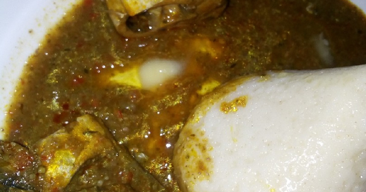 Semo/Dry Okro With Tamba Pap Recipe by The- Scrumptious Palace - Cookpad