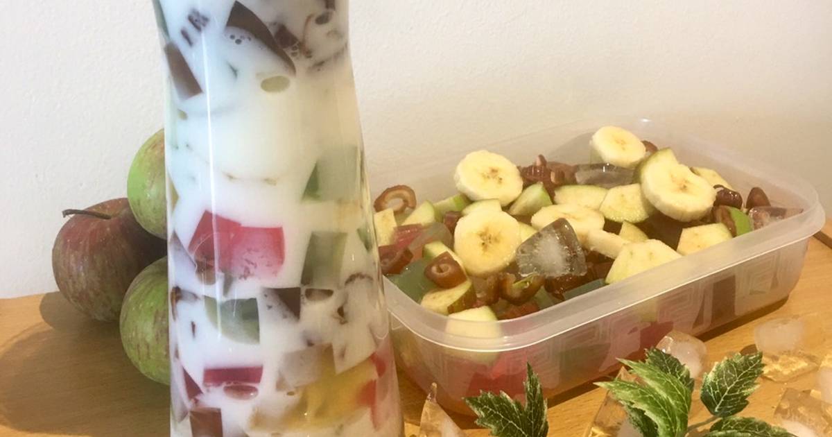 Resep Es susu agar2 buah oleh Rim’s Kitchen - Cookpad