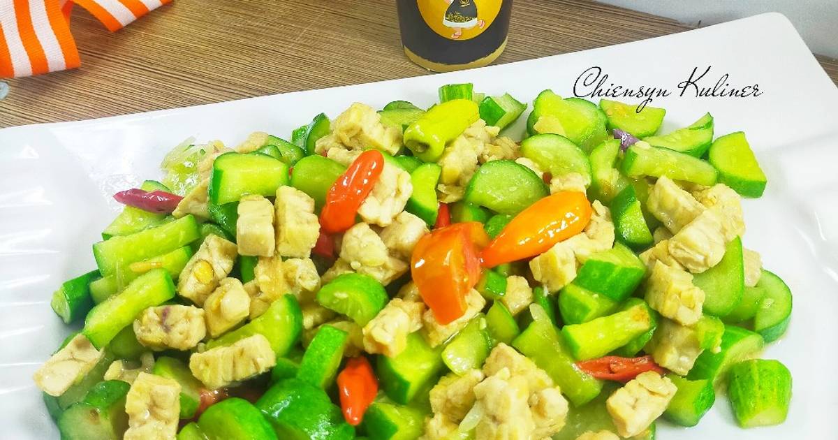 Resep Tumis Timun Tempe oleh Chiensyn Kuliner - Cookpad