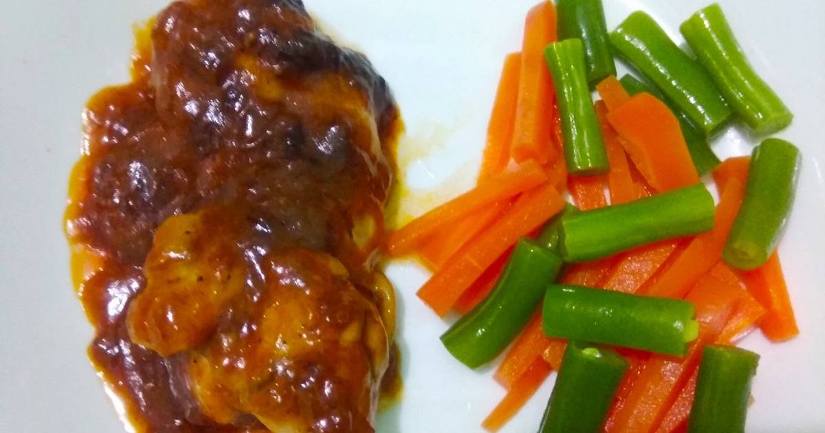 232 resep steik ayam saos barberque enak dan mudah - Cookpad