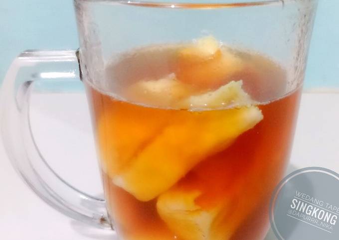 Resep Wedang Tape Singkong oleh nika zulianingsih - Cookpad