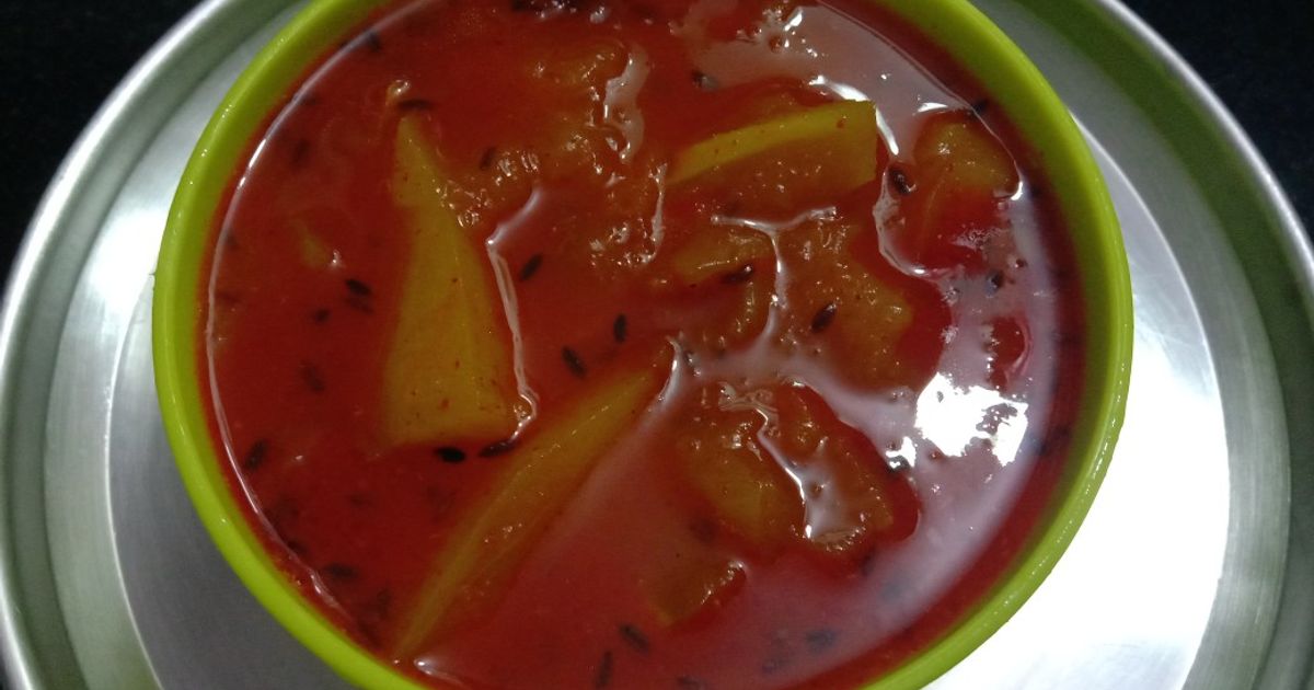 Raw Mango Sabji Recipe by Dipali Amin - Cookpad