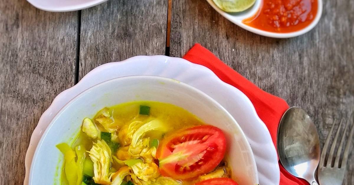 Resep Soto ayam simple oleh CimbuKitchen - Cookpad