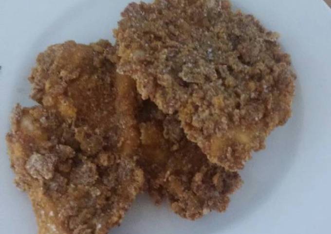 Pechugas de pollo crujientes estilo Kfc Receta de César González- Cookpad