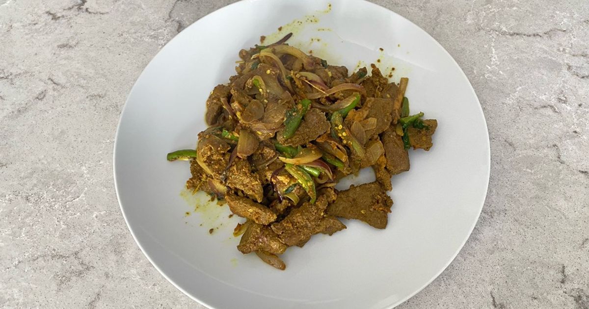 Stir Fried Beef Liver With Fresh Turmeric Recipe by Pakprawee - Cookpad
