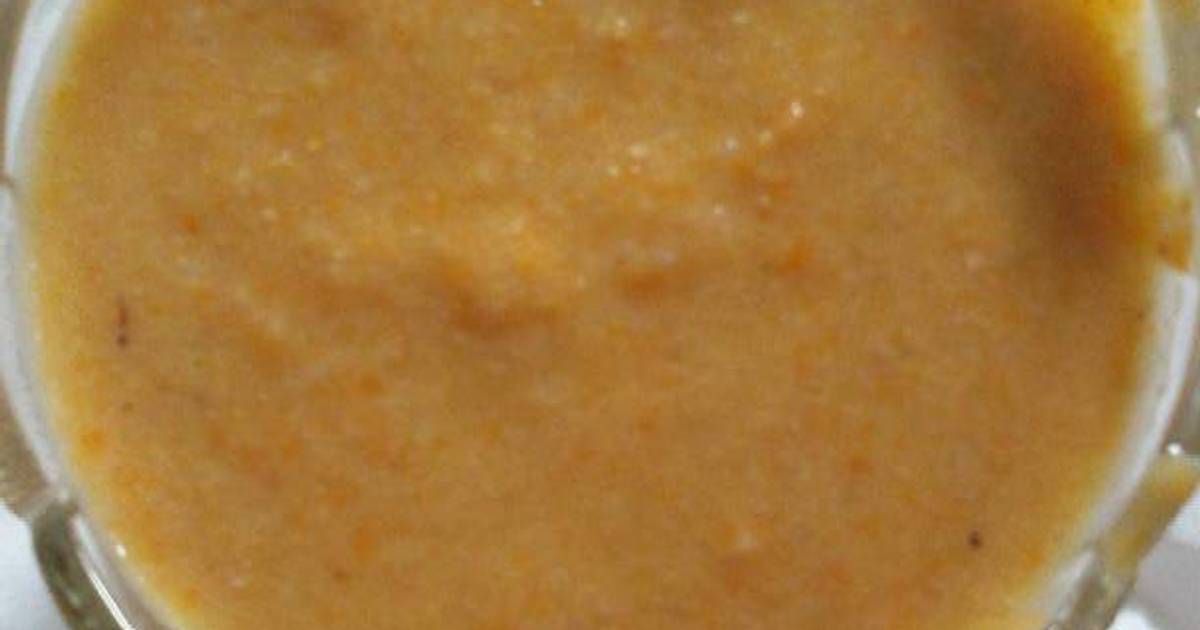 Resep Mpasi tim saring daging sapi wortel 7m+ oleh Arkhan_babyfood ...