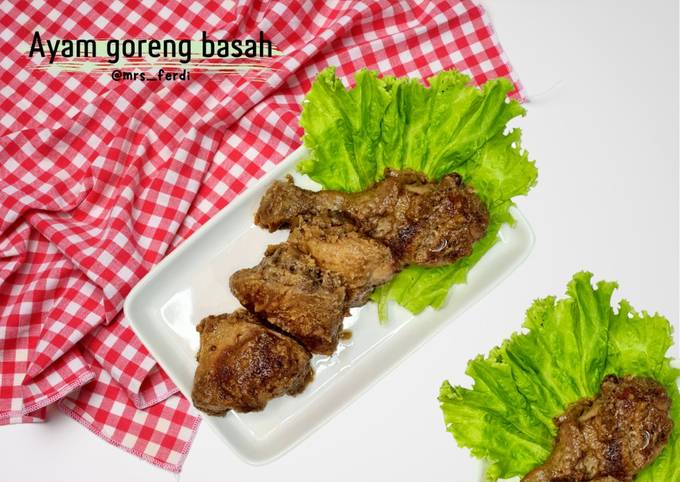 Resep Ayam goreng basah oleh Mrs. Ferdi - Cookpad