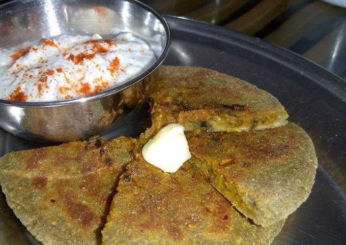 Twisha Mankad દ્વારા રેસીપી ભરેલો રોટલો (Bharelo Rotlo Recipe In ...