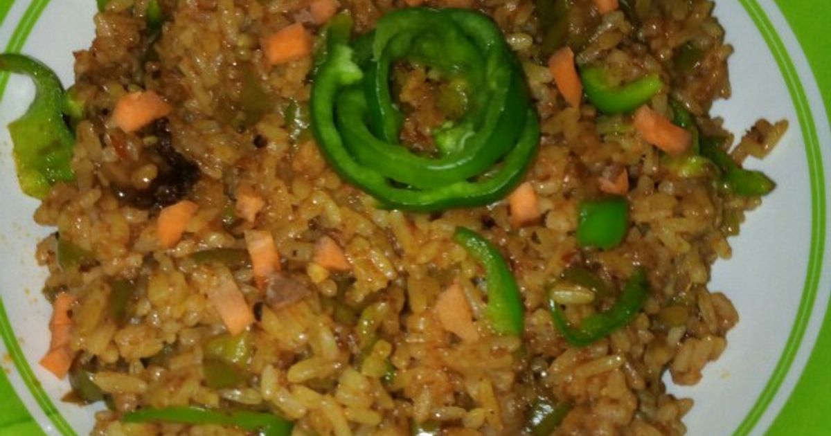 Green Pepper Fried Rice Recipe by Niey's Cravings - Cookpad