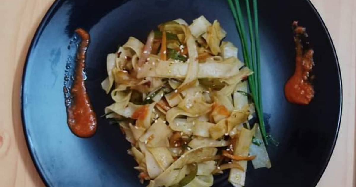 Strip Pasta Recipe by anvi gaur - Cookpad