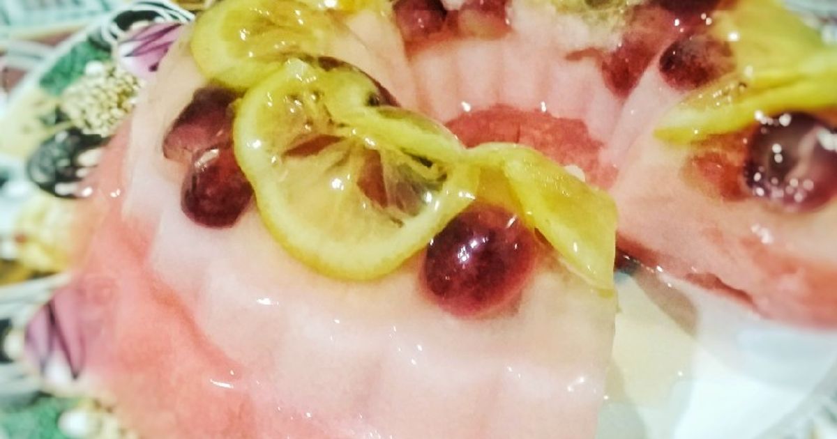 Resep Puding Anggur Lemon oleh Sarah - Cookpad