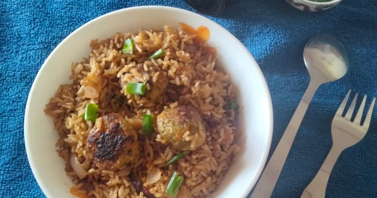 Veg Manchurian fried rice Recipe by Epseeta Panigrahi - Cookpad