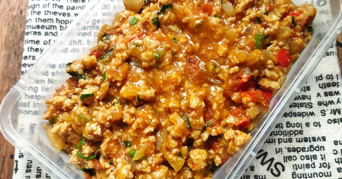 Resep Ayam Giling untuk isian Roti oleh Dapurdinar - Cookpad