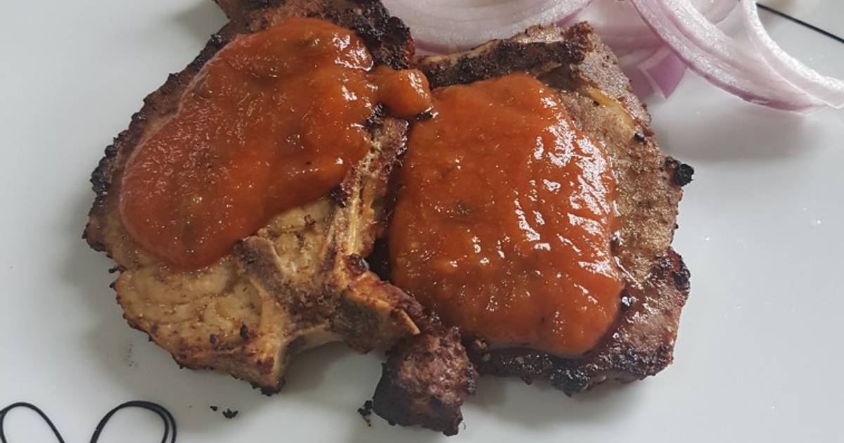 Chuletas asadas - 38 recetas caseras- Cookpad