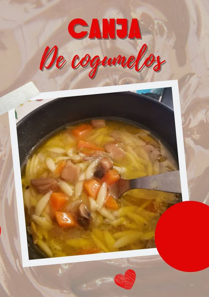 Canja de cogumelos Receita por Gasosa - Cookpad