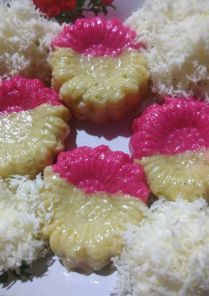 Resep Gethuk Yoko Kurung Merah Putih (Getuk Singkong) oleh Elmi Kitchen_354 - Cookpad