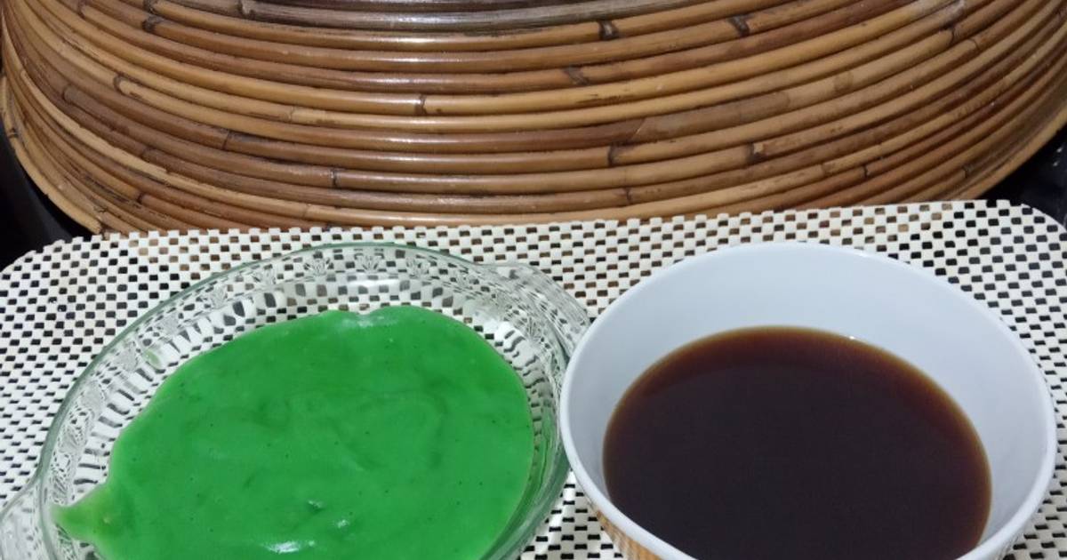 Resep Bubur Sumsum Tepung Ketan Putih(Rasa Pandan Pisang Kepok Gembor ...