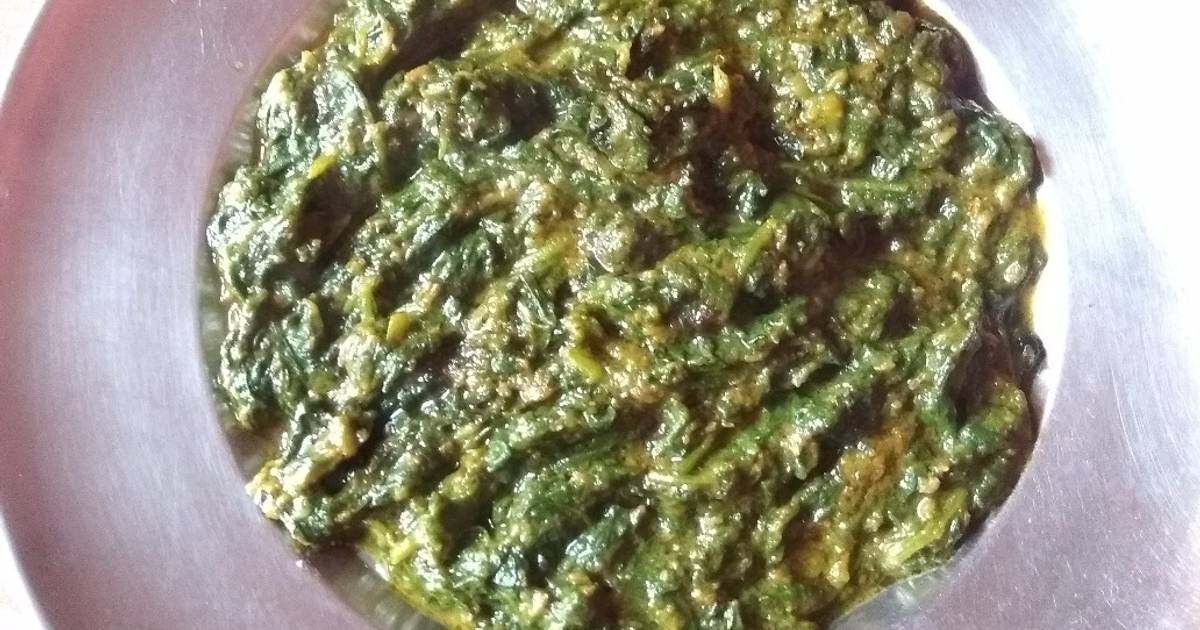 Palak saag Recipe by Fardeen Hamid - Cookpad